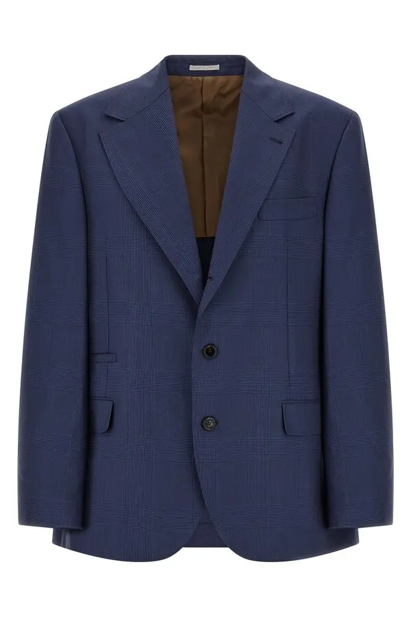 Brunello Cucinelli Prince Of Wales Blazer
