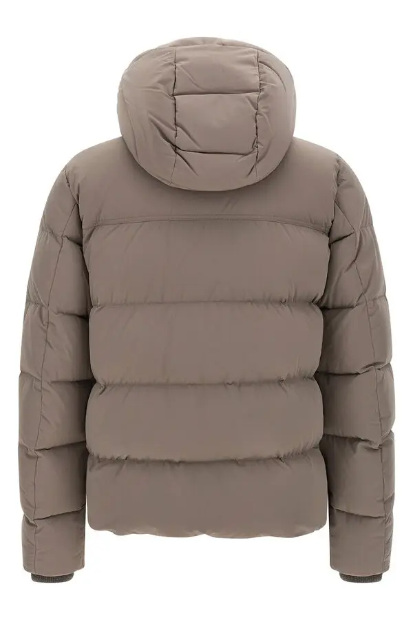 MOORER Alarick-kn Puffer Jacket With Shearling Details