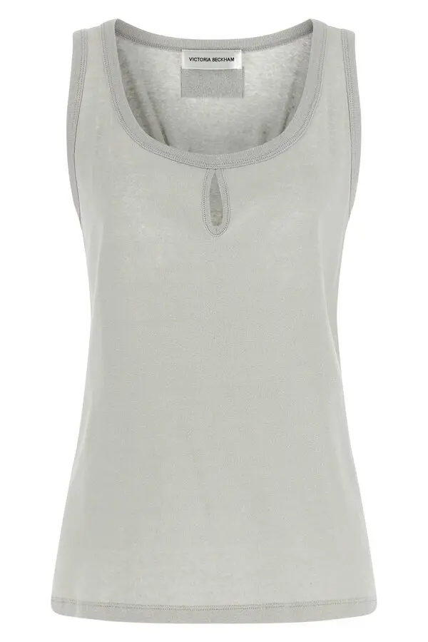 Victoria Beckham Split Top - Gray