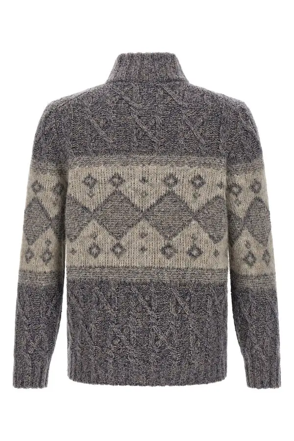 Brunello Cucinelli Chiné Yarn Cardigan