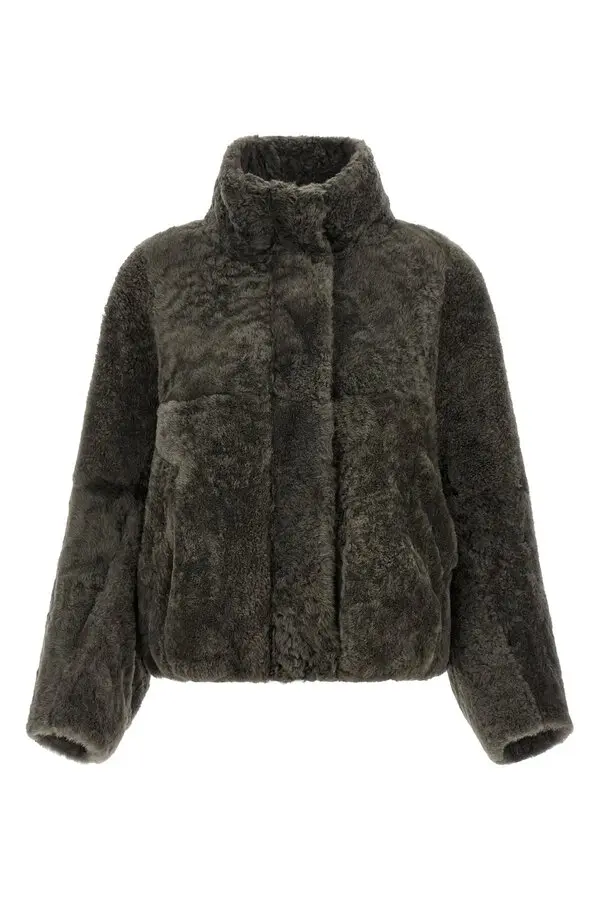 Brunello Cucinelli Cropped Fur - Gray