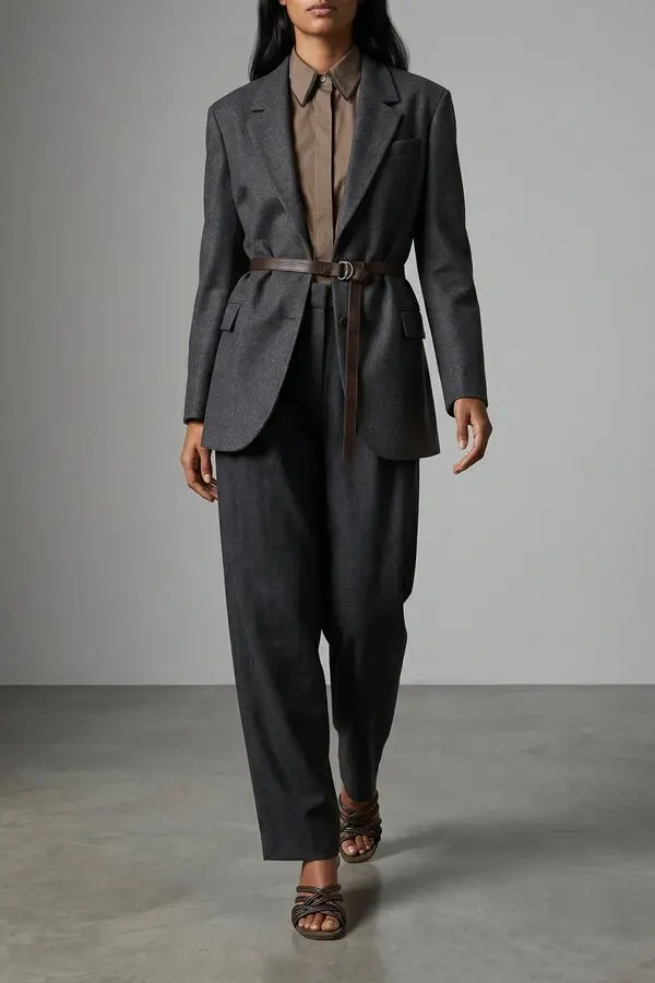 Brunello Cucinelli Double Pleat' Trousers