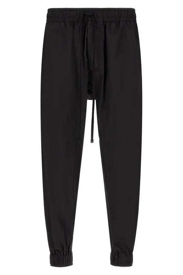 THOM KROM Dropped Crotch Trousers With Drawstring