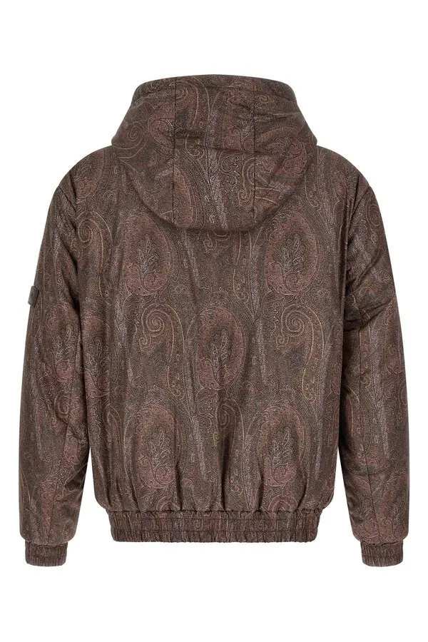 Etro Technical Canvas Bomber With Pegaso Detail