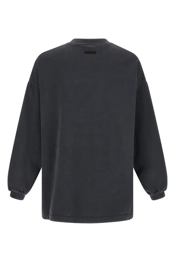 Fear Of God T-shirt With Logo Print - Gray