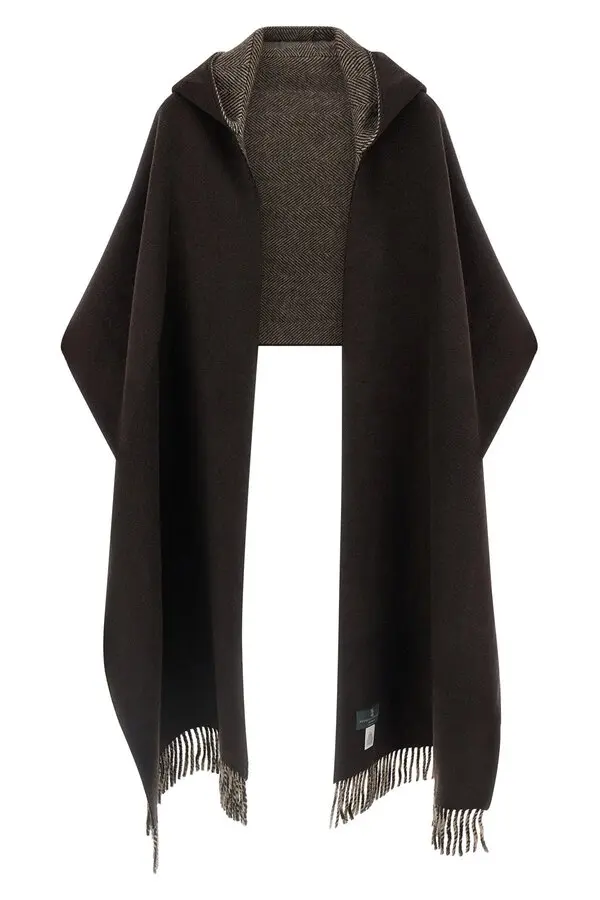 Brunello Cucinelli Reversible Hooded Scarf