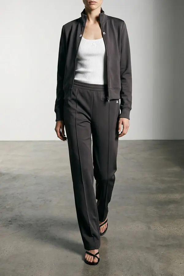 COURREGES Courrèges Track Pants With Stitched Pintucks