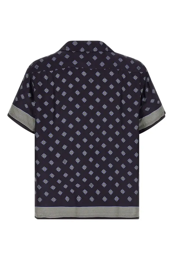 BODE Camp Collar Silk Shirt