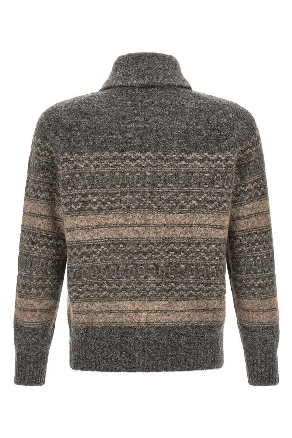 Brunello Cucinelli Nordic Jacquard' Cardigan