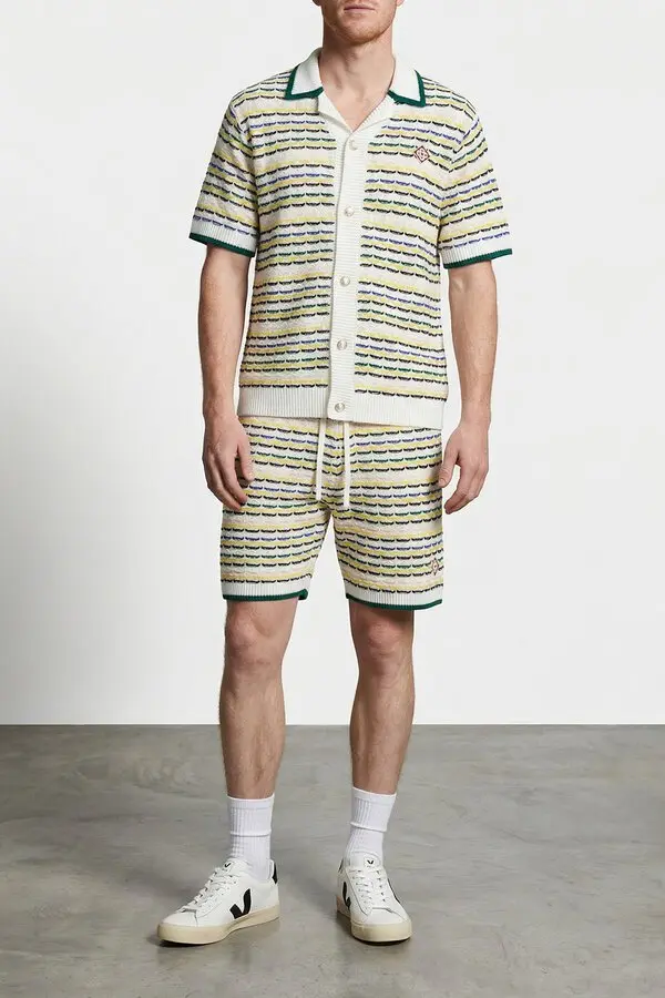 Casablanca Tuck Stitch' Bermuda Shorts