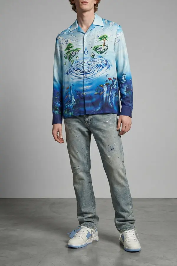 Casablanca Lost Atlantis' Silk Shirt