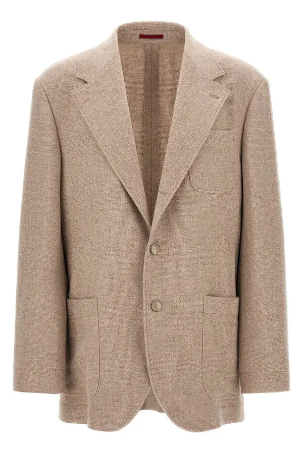 Brunello Cucinelli Cashmere Panama Blazer