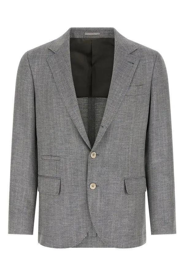 Brunello Cucinelli Deconstructed Single-breasted Blazer