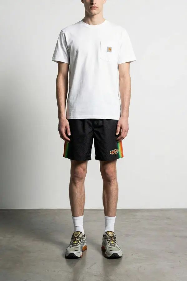 Casablanca Color Jacquard Swim Shorts