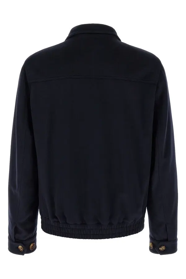 Brunello Cucinelli Wool Beaver Bomber Jacket