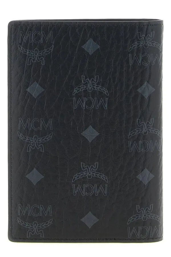 Mcm Visetos Monogram Passport Holder