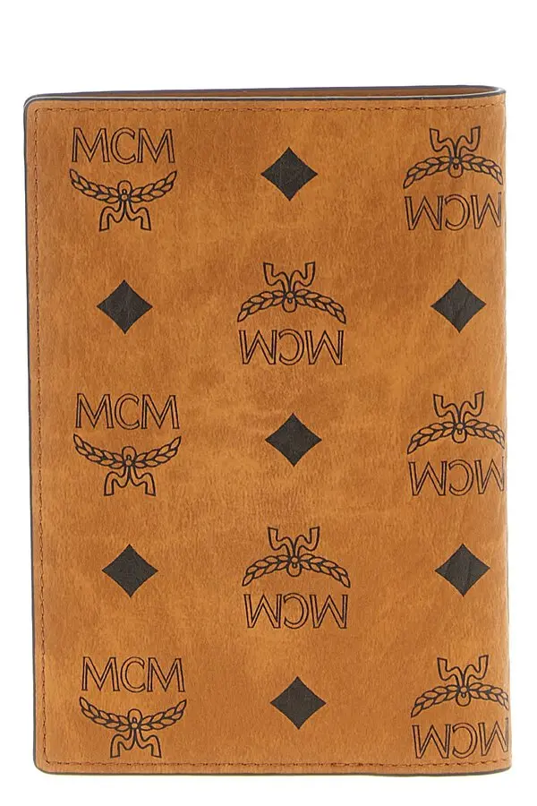 Mcm Passport Holder Visetos Pattern