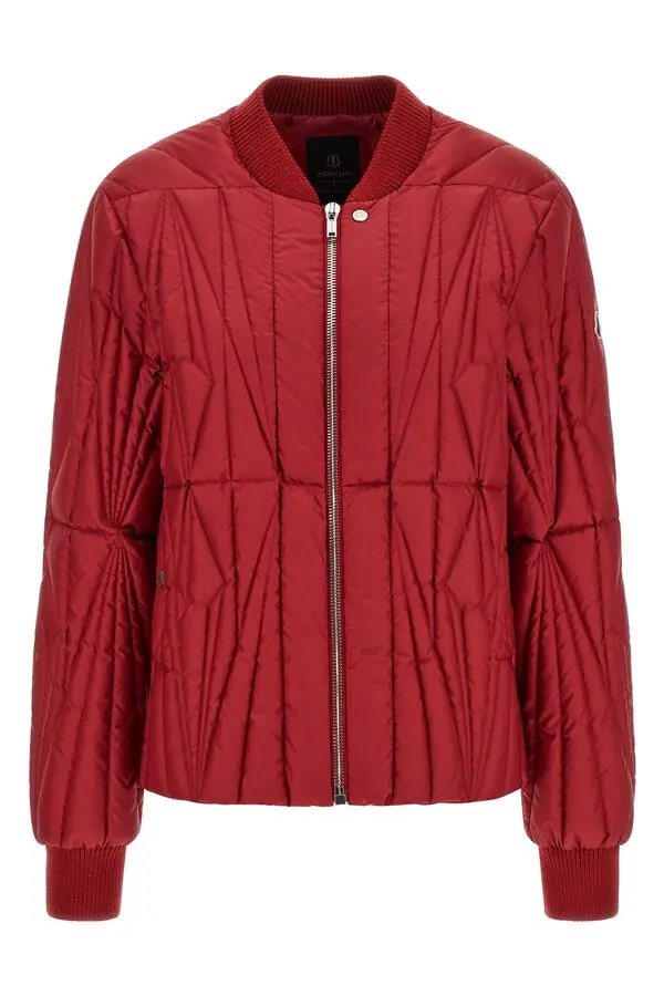 Rick Owens Puffer Jacket With Geometric Quilting