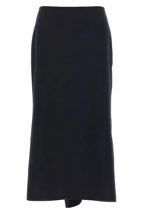 Victoria Beckham Skirt 'kick Detail Skirt - Blue