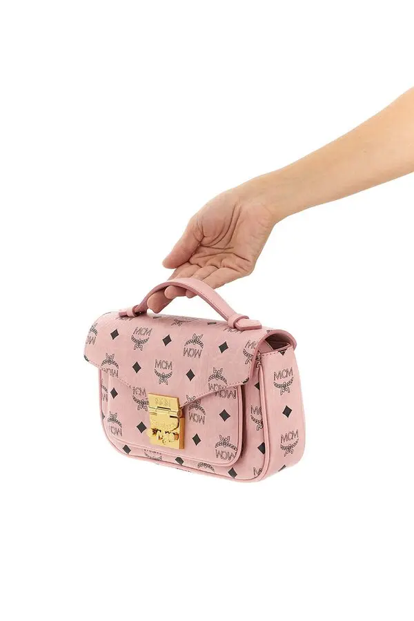 Mcm Tracy Crossbody Bag Laurel Lock Closure