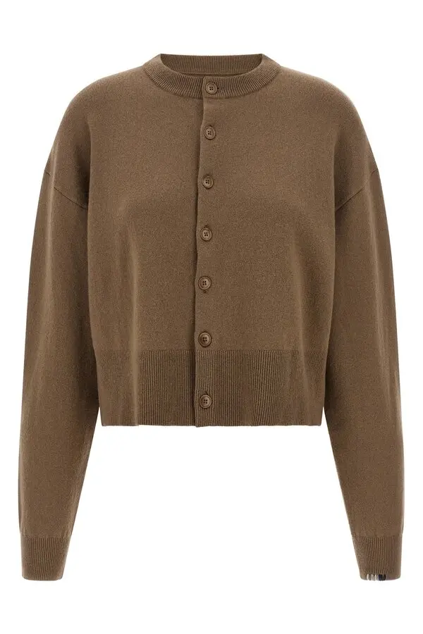Extreme Cashmere N°170 Chou Cardigan With Embroidered Detail - Brown