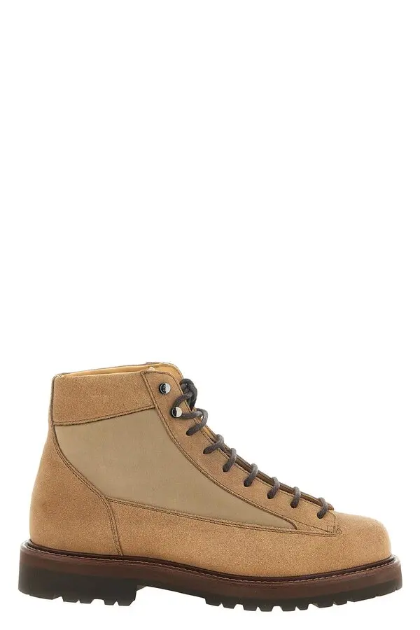 Brunello Cucinelli Urban Outdoor Ankle Boot - Beige