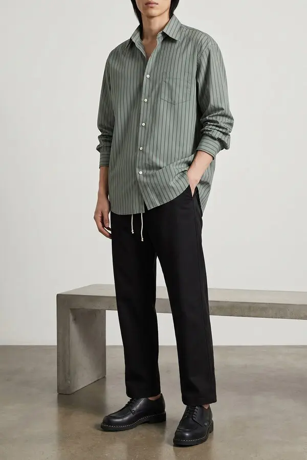 NAMACHEKO Shirt With Jacquard Stripes