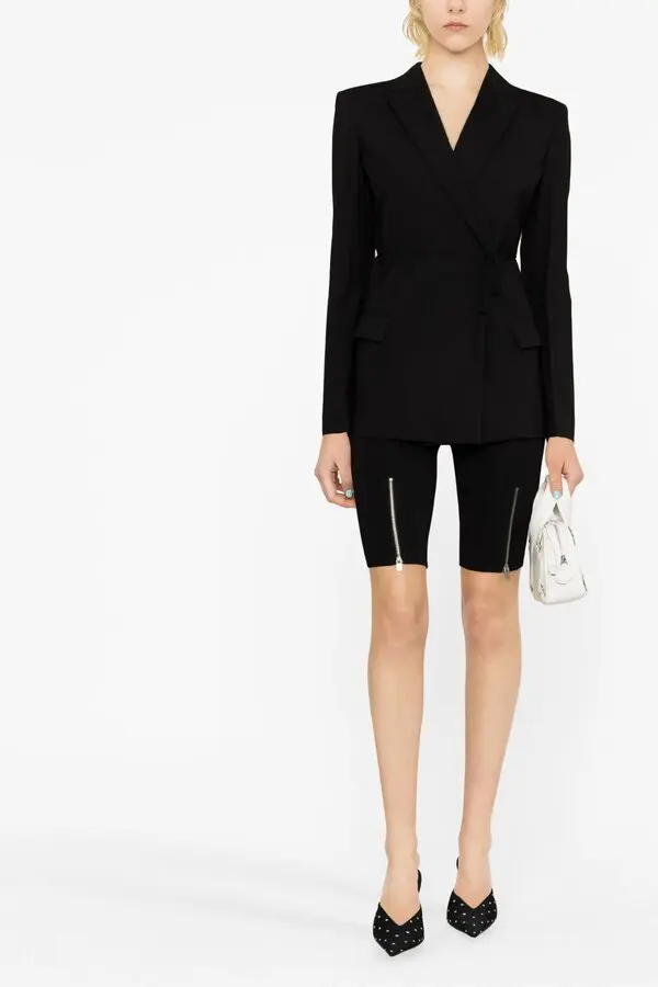 NENSI DOJAKA Double Breast Drawstring' Blazer