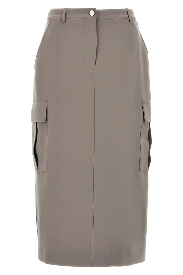 Theory Skirt 'relaxed Cargo - Gray