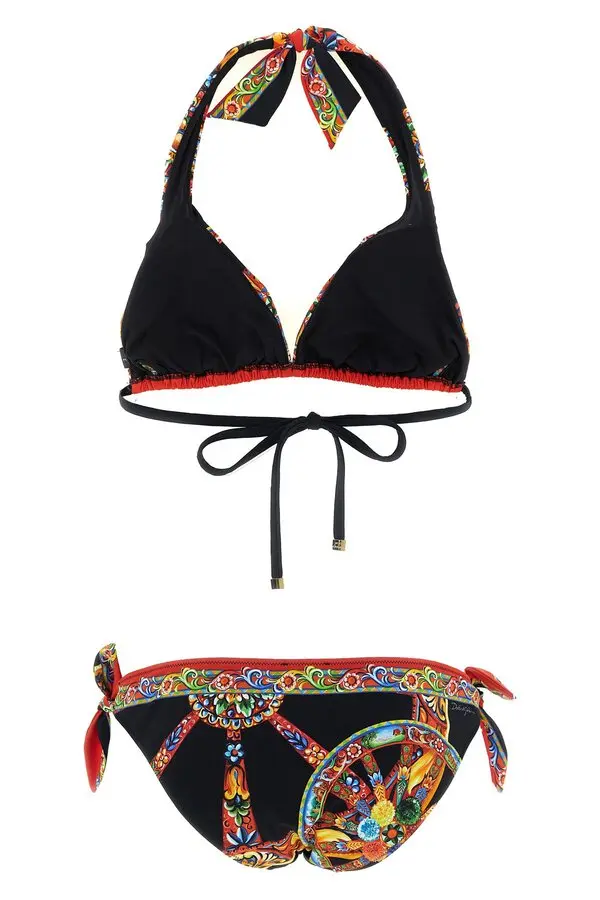 Dolce & Gabbana Carretto Print Bikini