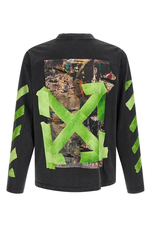 Off-White T-shirt 'bacco Arrow Skate
