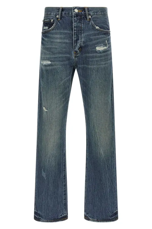 PURPLE BRAND Jeans With Distressed Details - Blue