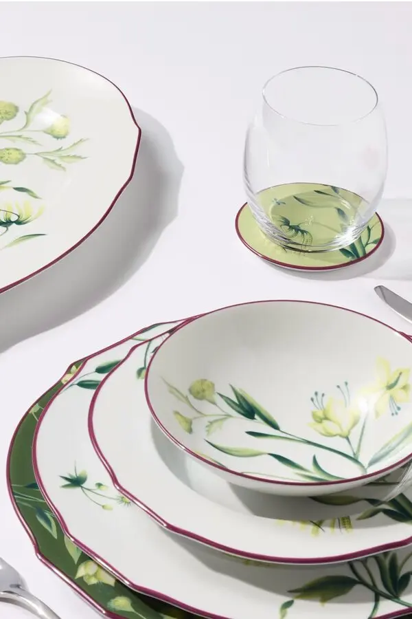 GINORI 1735 Porcelain Bowl With Floral Decoration