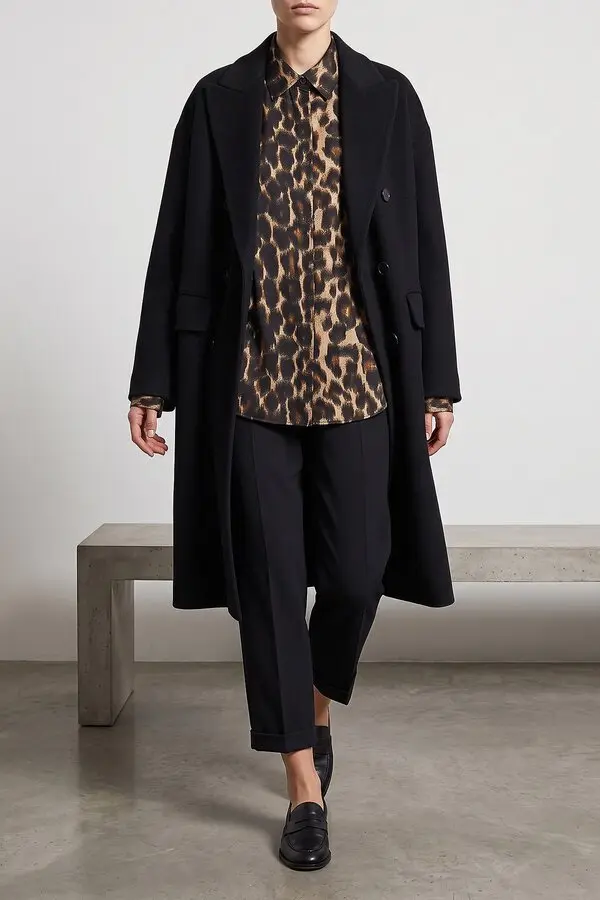 Alberto Biani Oversized Double-breasted Coat