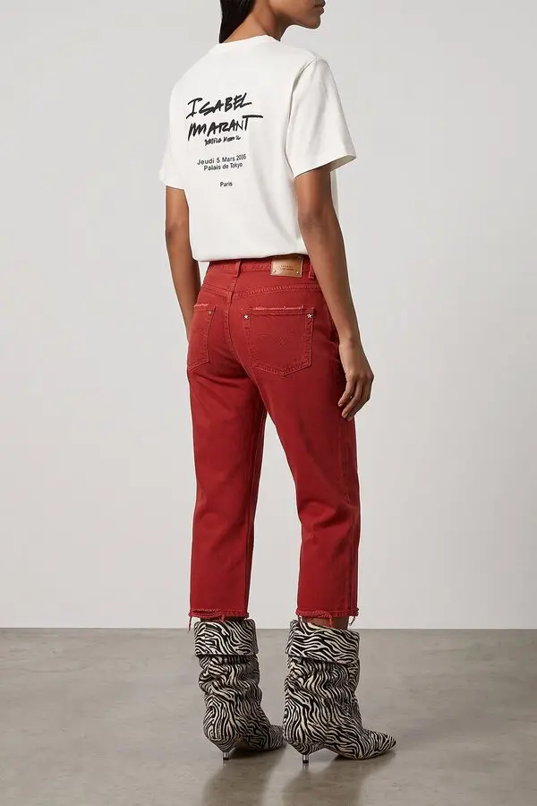 Isabel Marant Étoile Daya Cropped Jeans