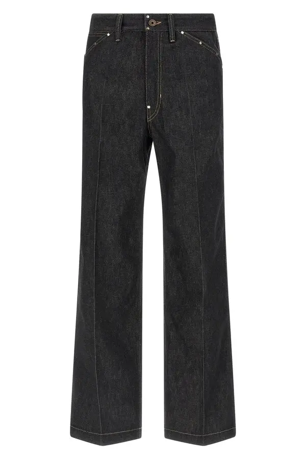 LEMAIRE Jeans With Contrast Stitching