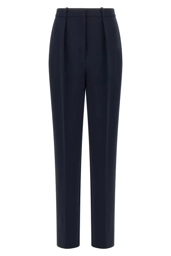 Elisabetta Franchi Technical Crepe Trousers