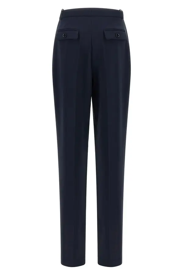 Elisabetta Franchi Technical Crepe Trousers