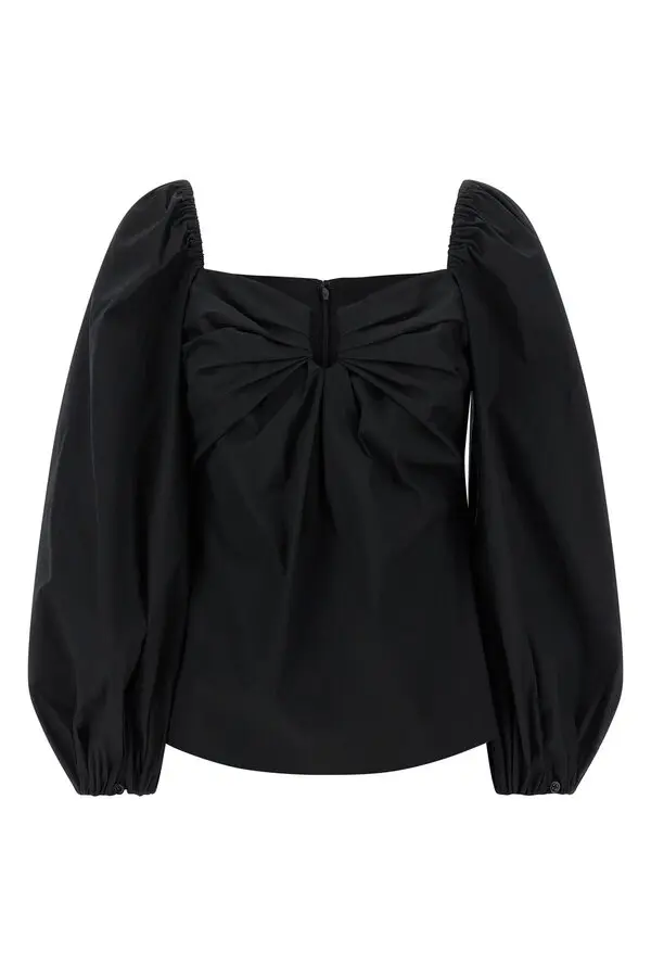 Carolina Herrera Puff Sleeve Sweetheart' Top
