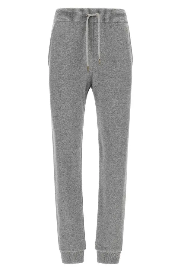 Balmain Cashmere Joggers - Gray