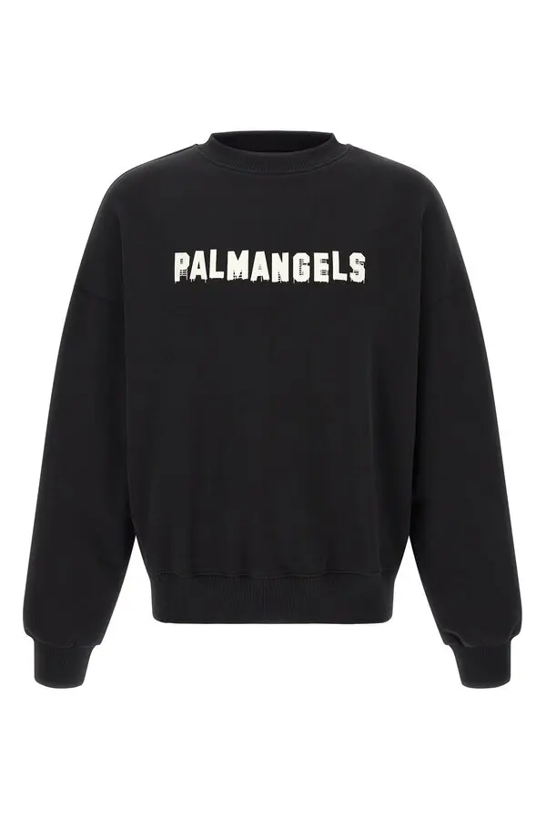Palm Angels Palm Hills' Cotton Sweatshirt - Black