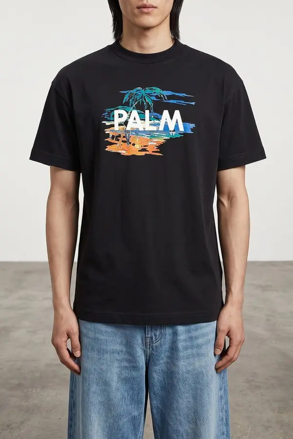 Palm Angels Graphic Print T-shirt