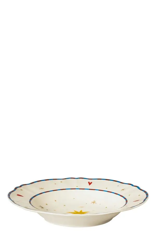BITOSSI Deep Plate With Scalloped Edge