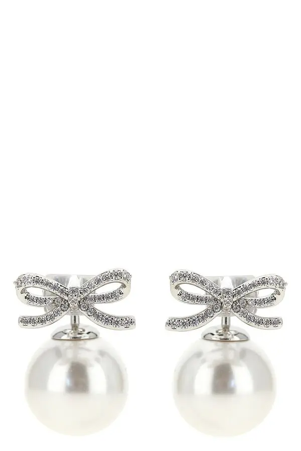 SELF-PORTRAIT Crystal Bow Earring