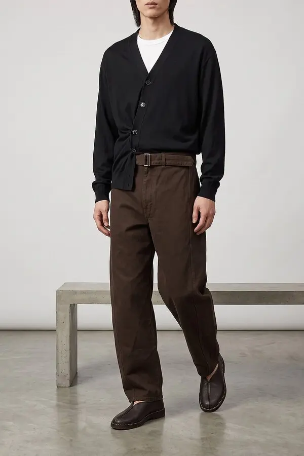 LEMAIRE Cardigan Asymmetric Placket
