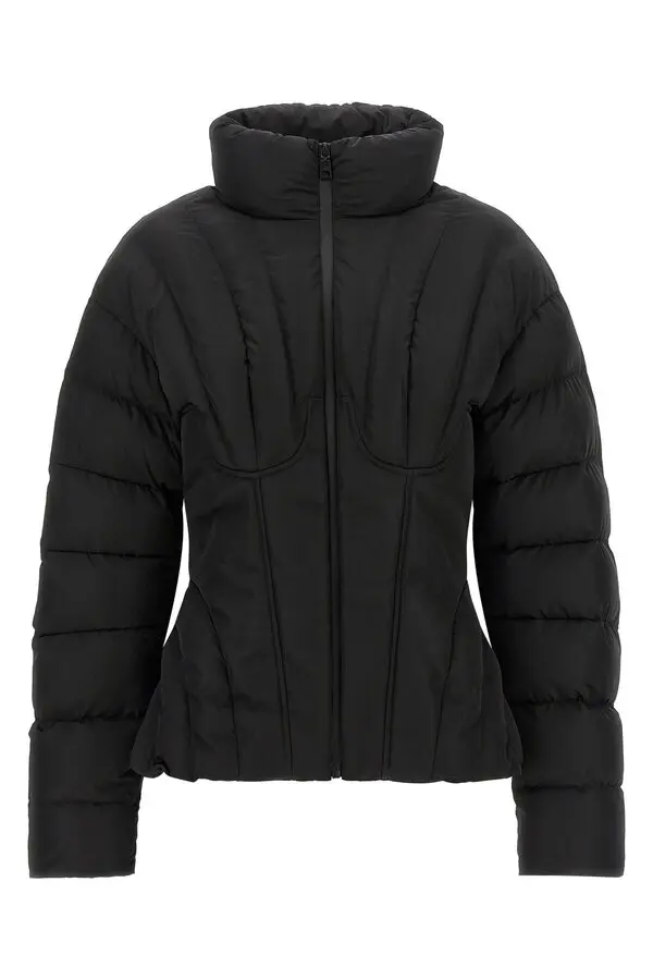 Elisabetta Franchi Bustier-inspired Quilted Puffer Jacket