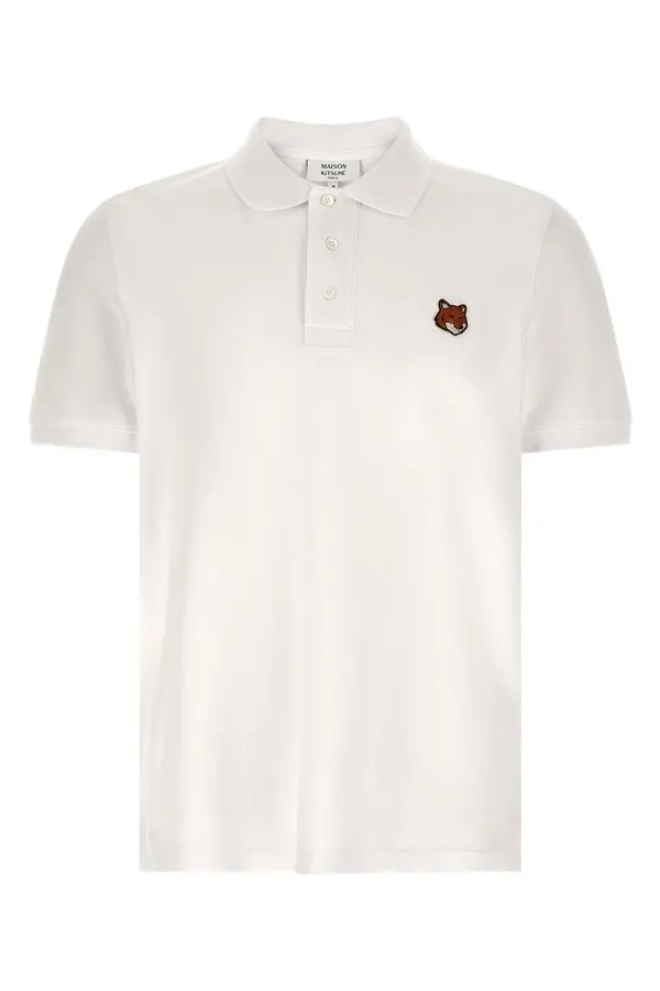 Maison Kitsuné Polo Shirt With Fox Head Patch
