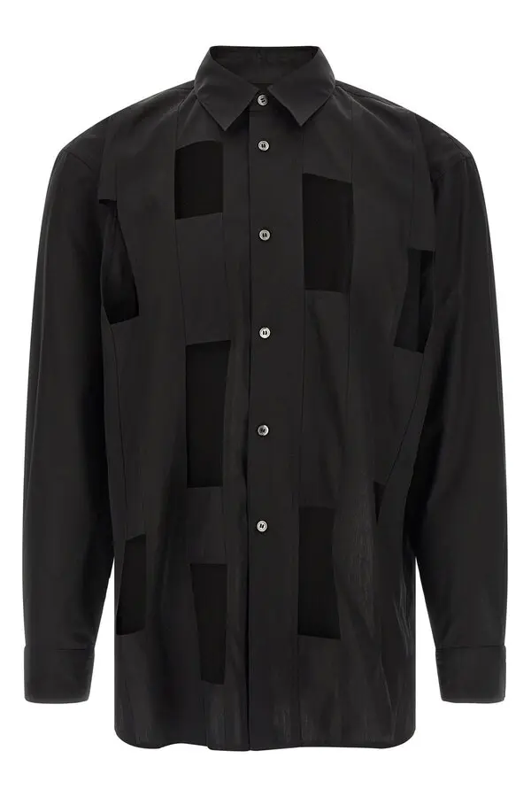 Comme Des Garçons Geometric Cut-out Shirt