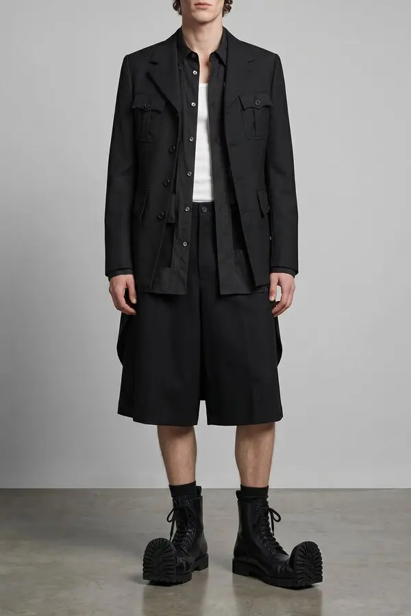 Comme Des Garçons Geometric Cut-out Shirt