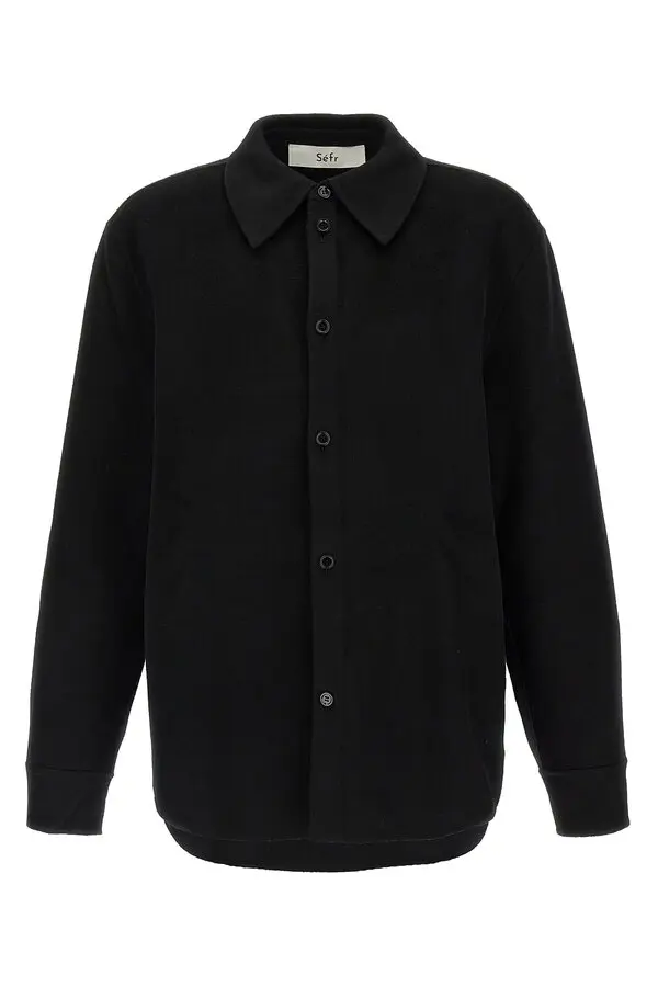 Séfr Lenny Shirt Wool Cashmere Relaxed Fit